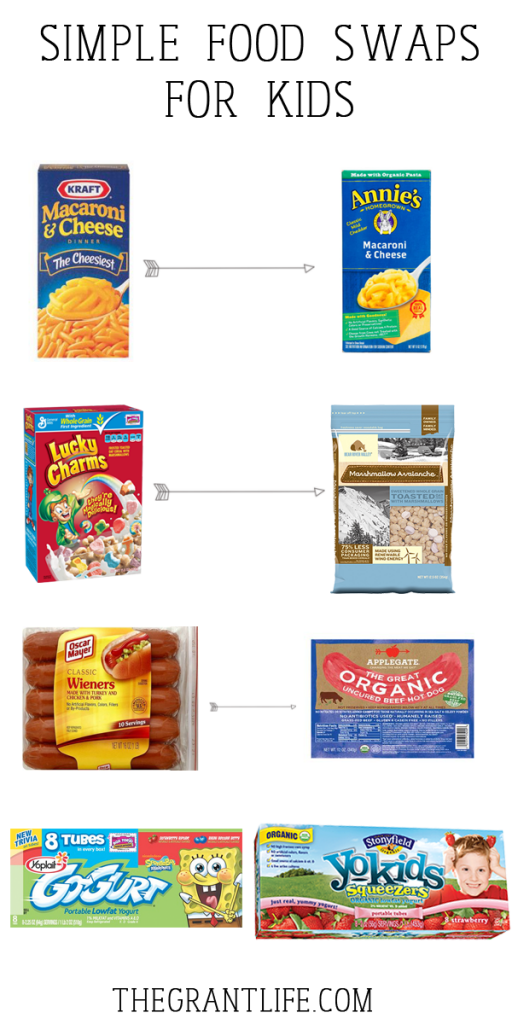 Simple Food Swaps for Kids - mom makes dinner