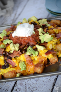 Loaded Breakfast Totchos - mom makes dinner