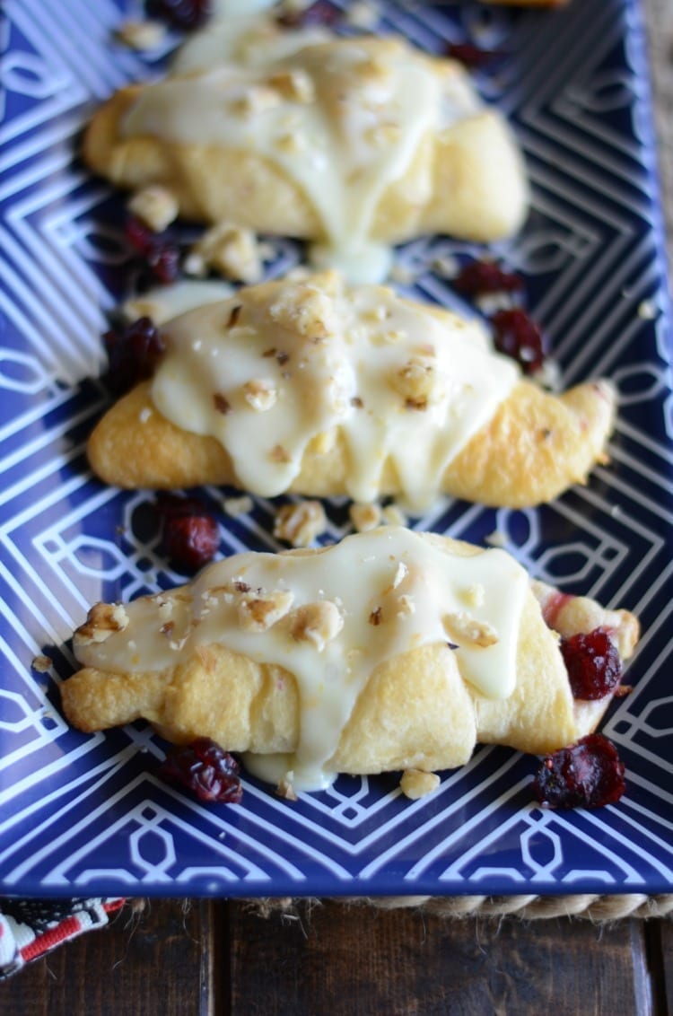 Cranberry orange crescents - mom makes dinner
